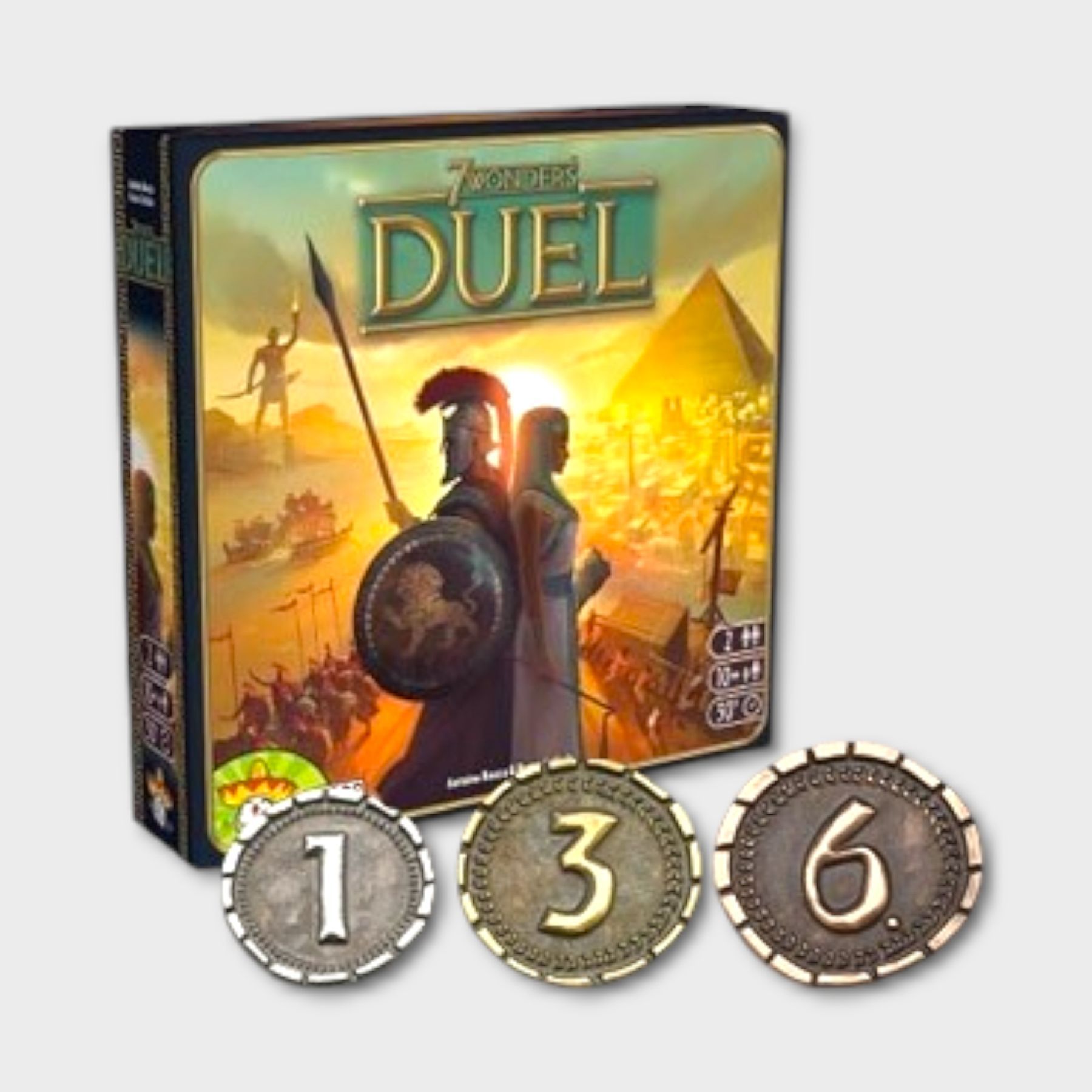 Купити 7 Wonders Duel - Metal Coins в інтернет магазині Grey Bear Games ...
